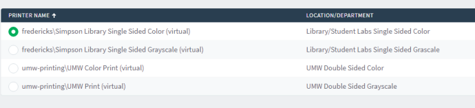 Web Print to MFD With PaperCut: Student How-To - Copy Center